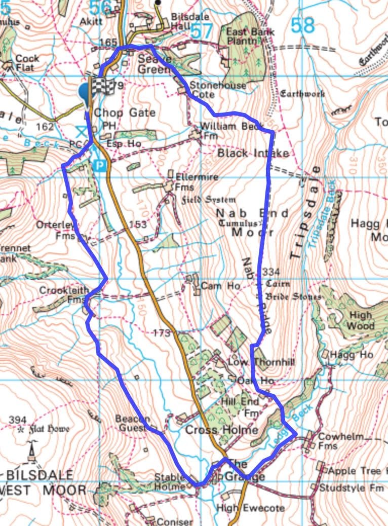 Chopgate Bilsdale Loop - Yorkshire Ramblings